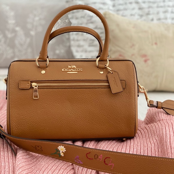 Coach | Bags | Coach Rowan Satchel Crossbody Shoulder Bag With Diary ...